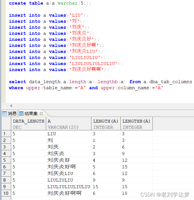 达梦8 LENGTH_IN_CHAR（按字符计算长度）选项的作用_达梦 length-CSDN博客