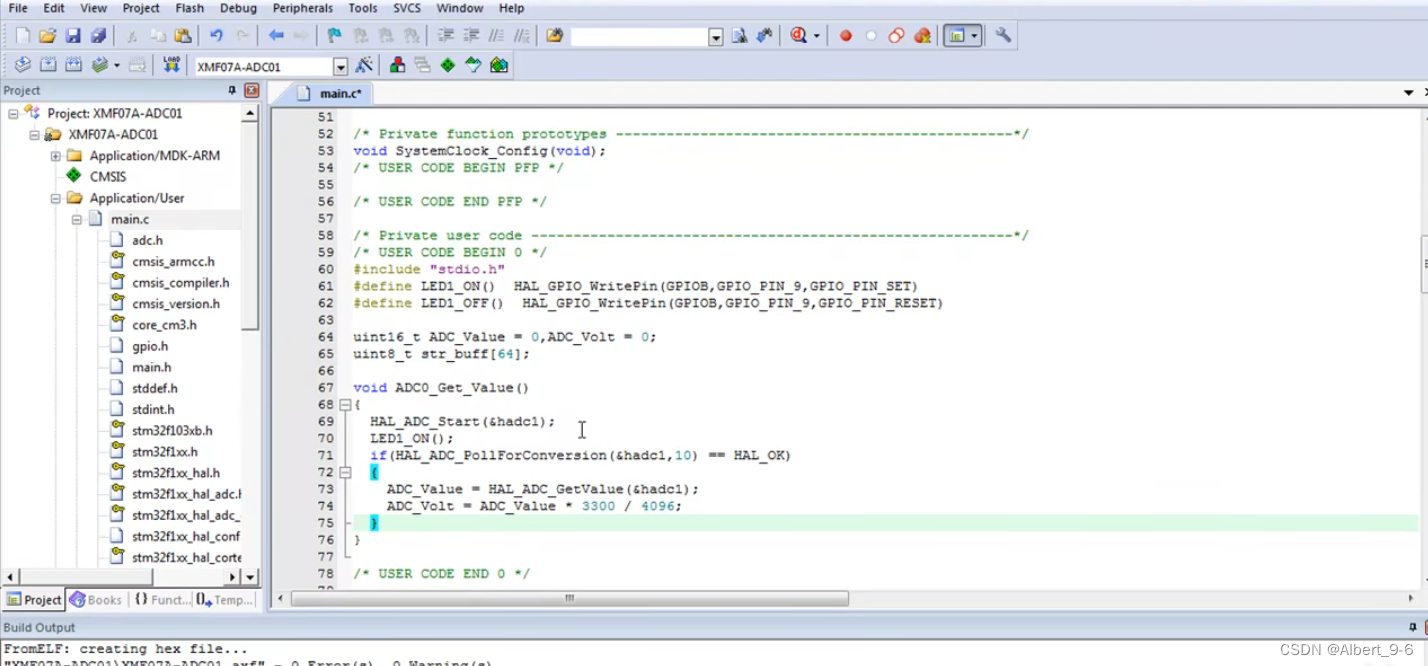 STM32 F103C8T6 cubemx ADC配置_stm32f103 adc hal配置-CSDN博客