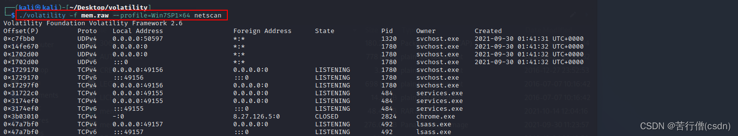 内存取证 && volatility工具（持续更新）_内存镜像.raw-CSDN博客