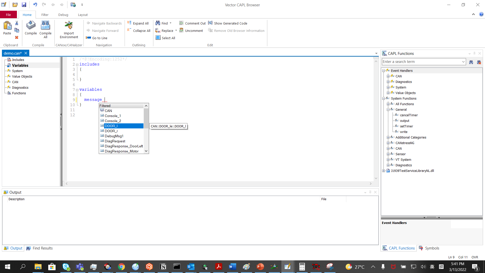 通过Canoe CAPL发送报文_capl发送can报文-CSDN博客