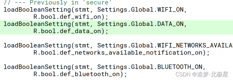 android系统设置的存储(包括wifi蓝牙开关、连接配置, 出厂默认配置)_android settings global默认值-CSDN博客