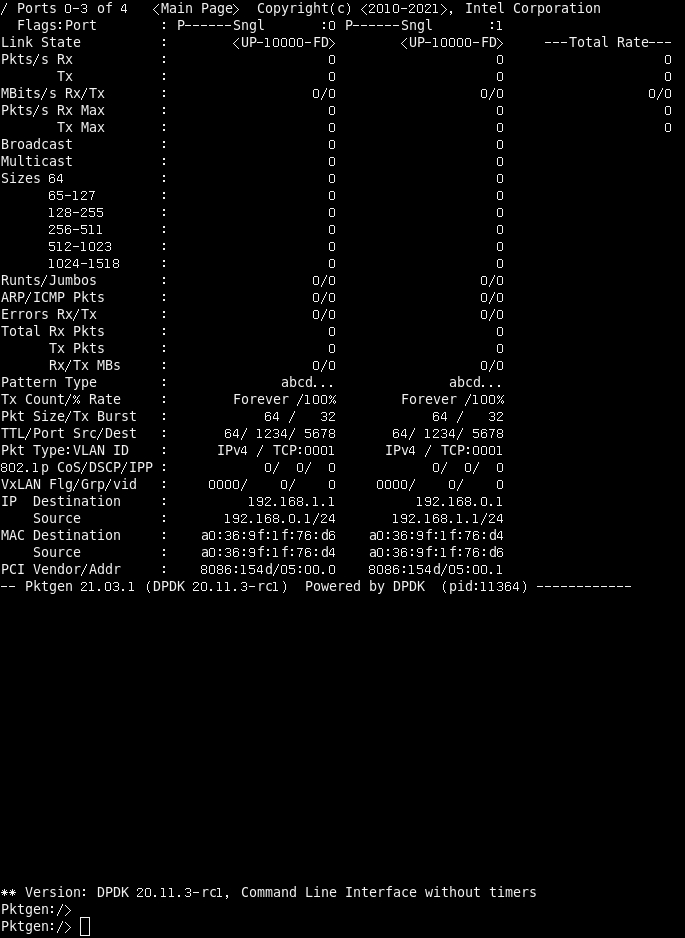 dpdk-pktgen 的安装和基本使用_dpdk pktgen-CSDN博客