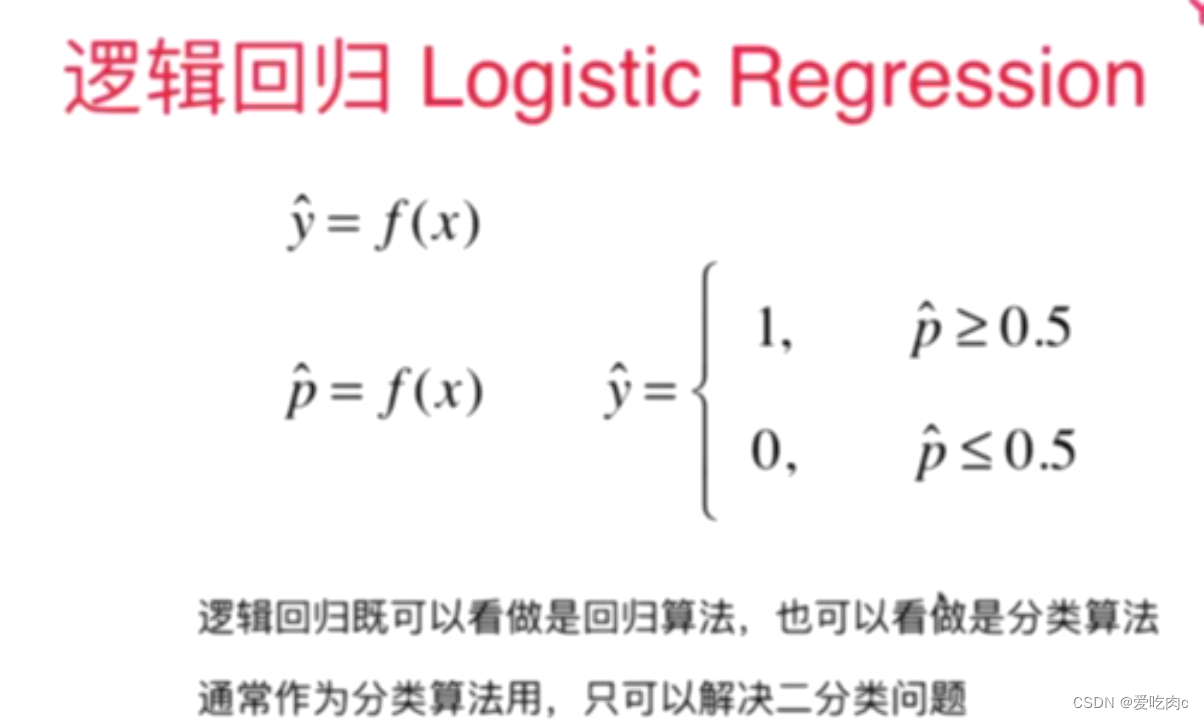逻辑回归Logistic Regression_logic回归是干嘛的-CSDN博客