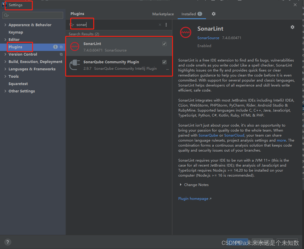 idea使用sonar_idea sonar-CSDN博客