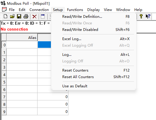 使用模拟工具Modbus poll 和PLC 通讯_modbus sim-CSDN博客