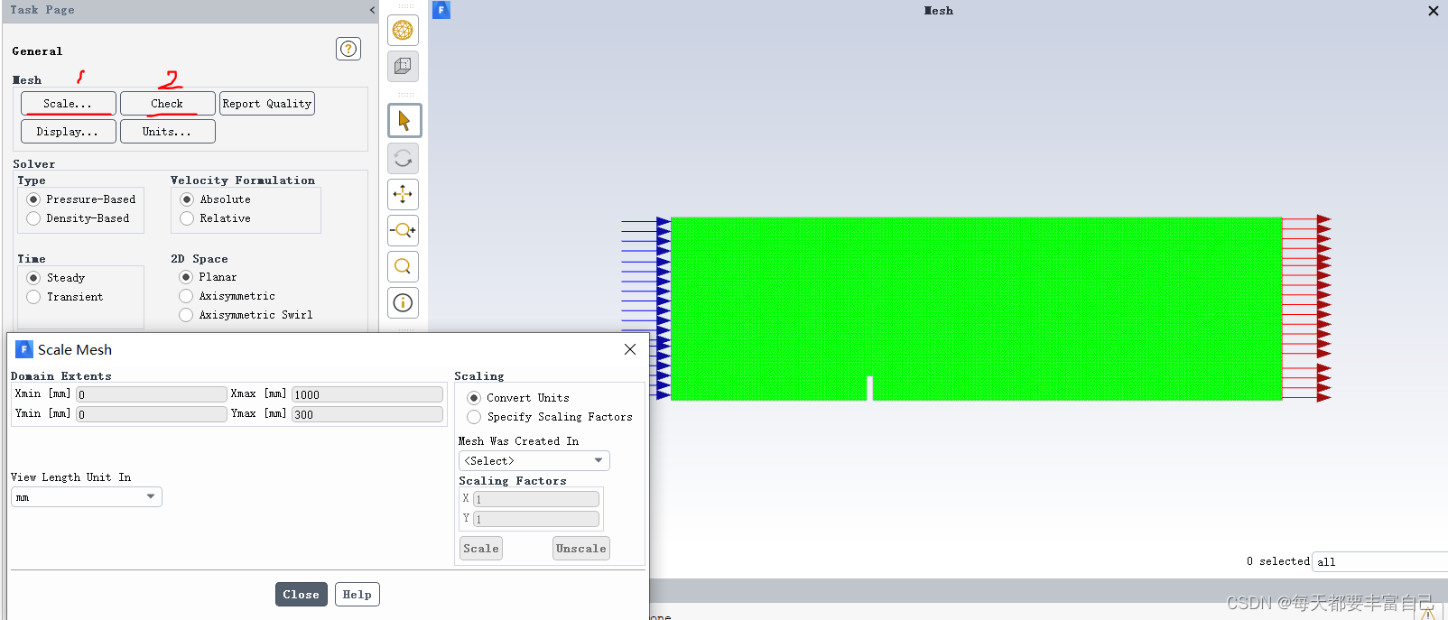 Fluent案例1- 空气流经障碍物-2_fluent残差设置-CSDN博客