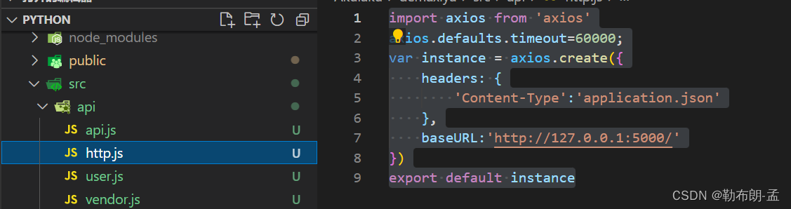 【vuejs】实现前端页面请求后端接口用vue写个简单的页面并调用接口 Csdn博客