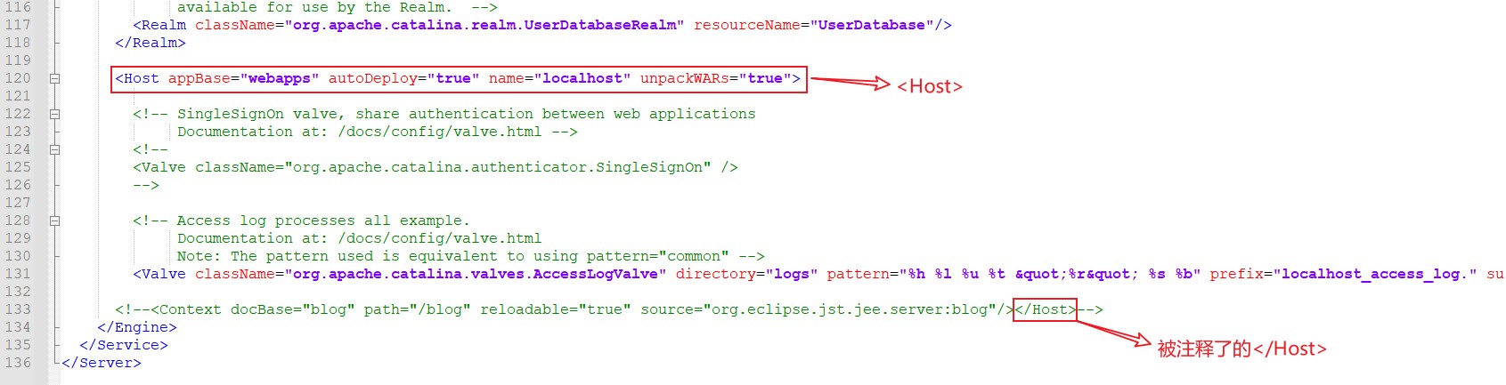 IDEA运行tomcat时报错:The element type “Host“ must be terminated by the matching end-tag “＜/Host＞“.-CSDN博客