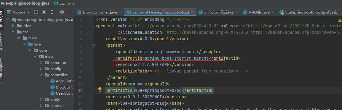 【Vue+SpringBoot】超详细！一周开发一个SpringBoot + Vue+MybatisPlus+Shiro+JWT+Redis前后端分离个人博客项目！！！【项目完结 ...