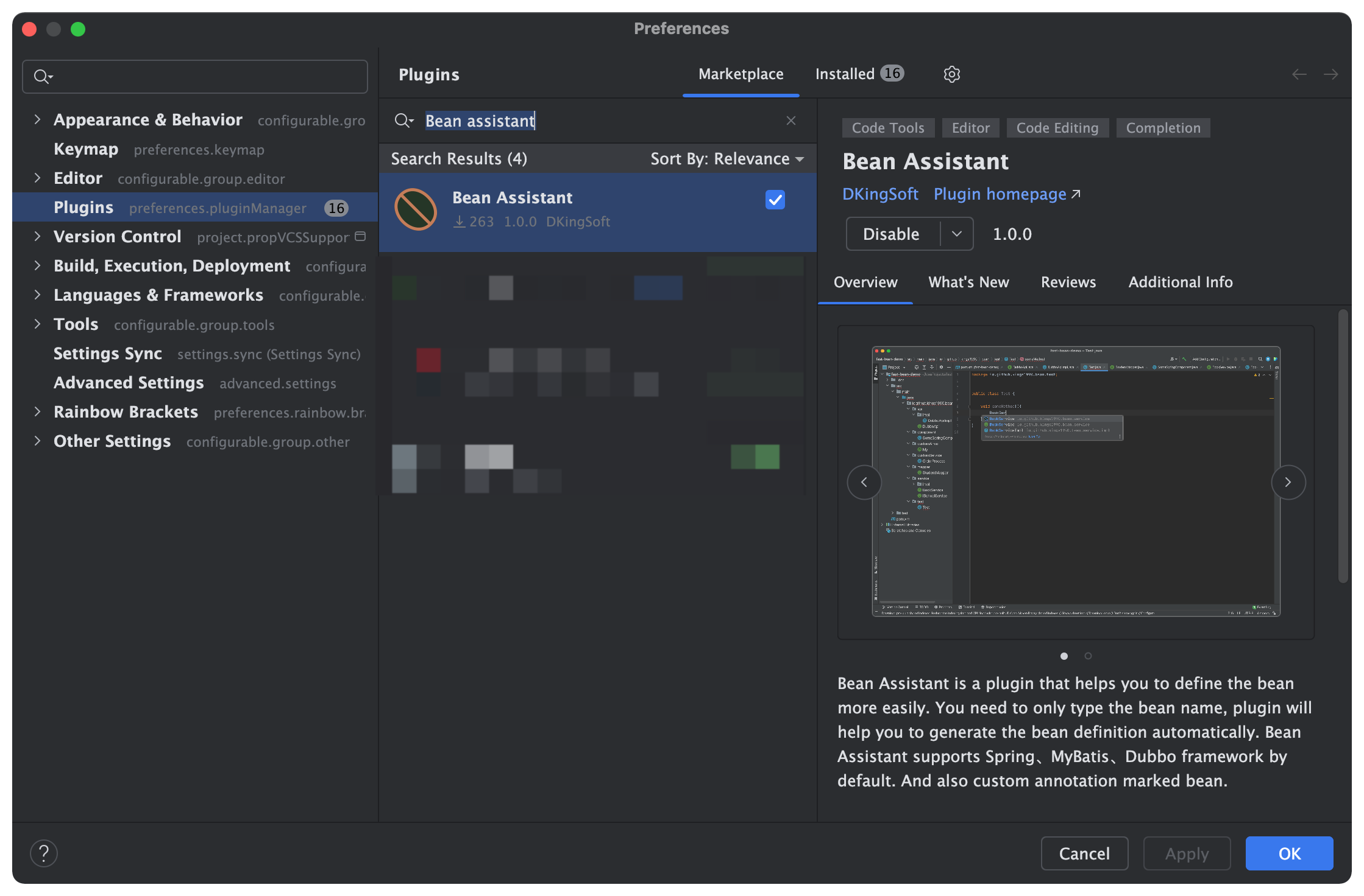 【IDEA 必备插件之一】这样注入 Bean 才爽_idea自动生成javabean类插件-CSDN博客
