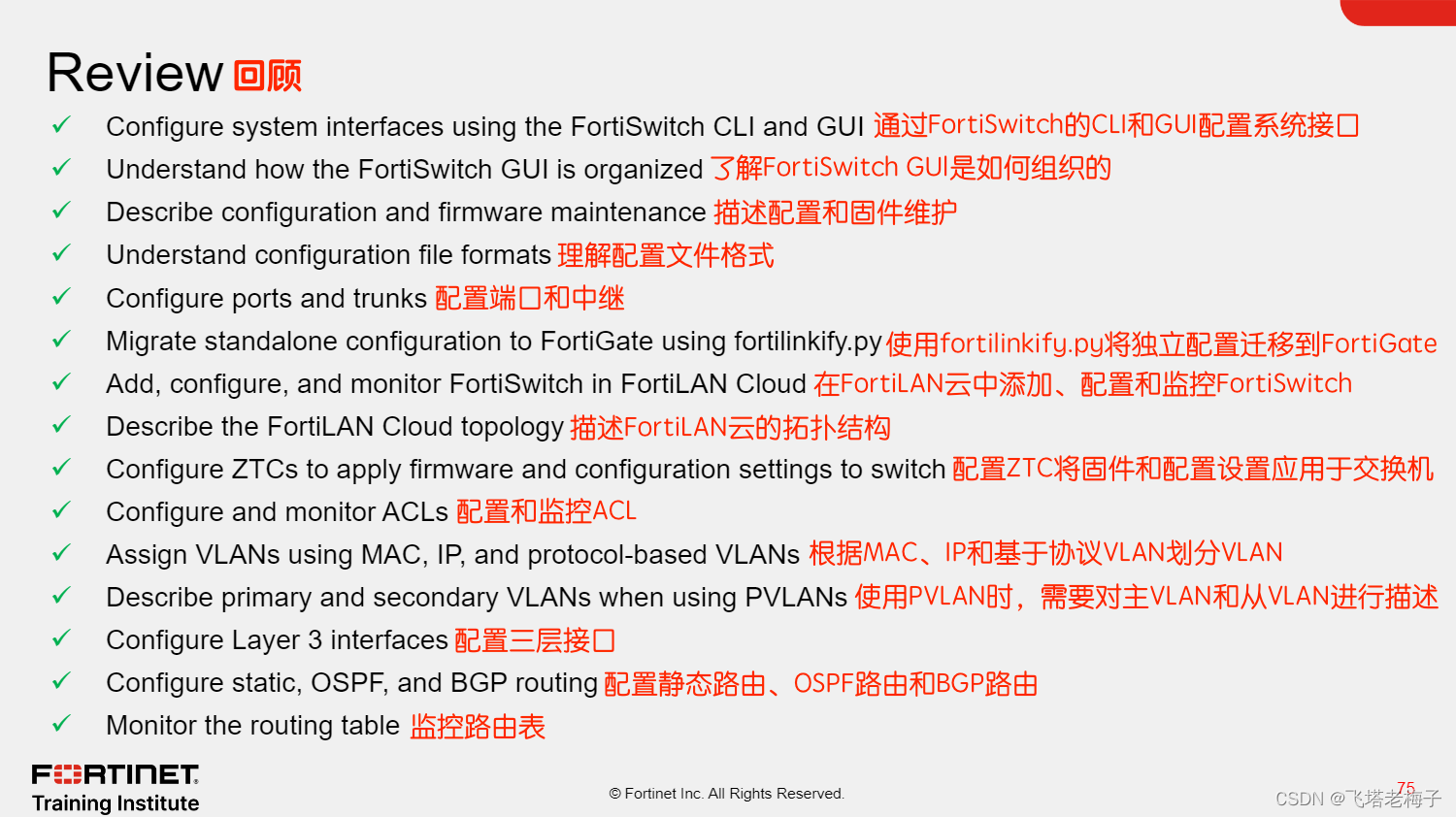 教程篇(7.2) 07. 独立交换机 & FortiSwitch Fortinet网络安全专家 NSE6_fortiswitch mgmt ...