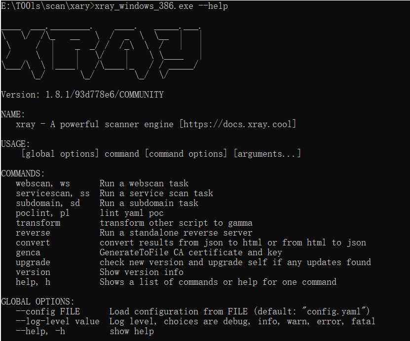 Xray简单使用-CSDN博客