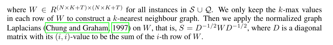 Learning to Propagate Labels:Transductive Propagation Network for Few-shot Learning 阅读笔记+代码 ...