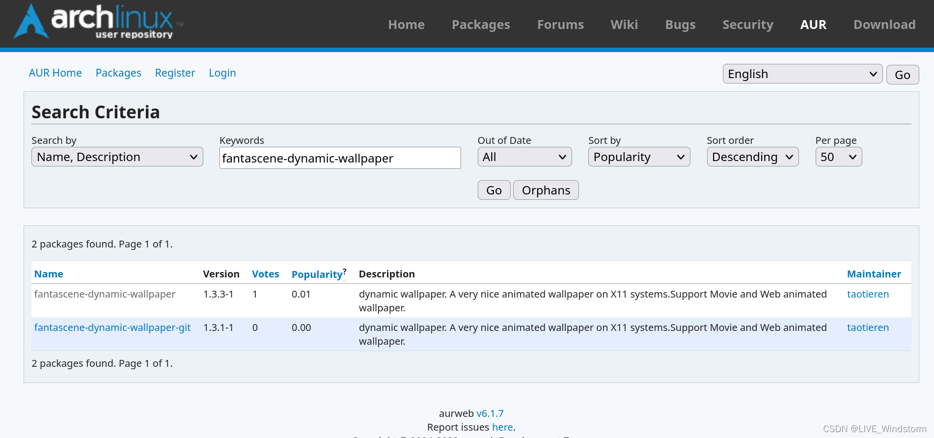 Archlinux安装动态墙纸（fantascene-dynamic-wallpaper）软件。-CSDN博客
