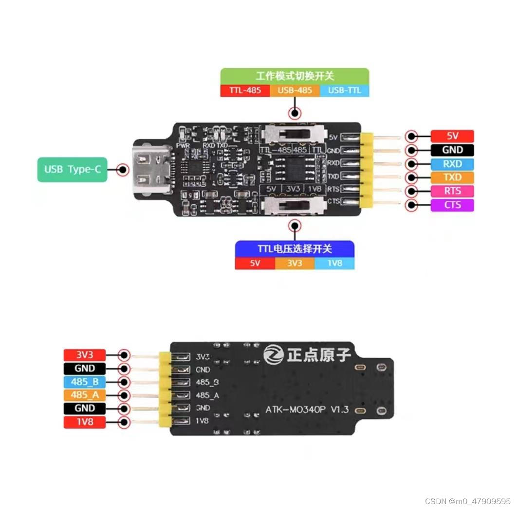 正点原子ATK-MO340P V1.3(USB,TTL,RS485之间的切换接口)_atk-mo340p原理图-CSDN博客