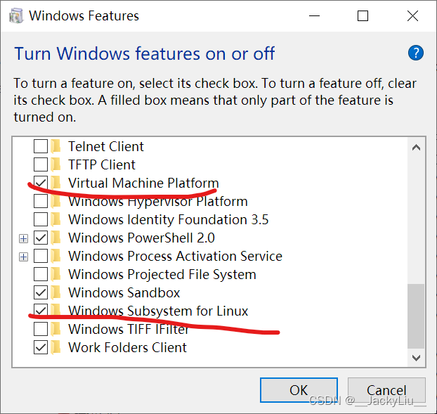 Windows10安装wsl（windows Subsystem For Liunx）的一些注意事项you Have Windows Subsystem For Linux Wsl 