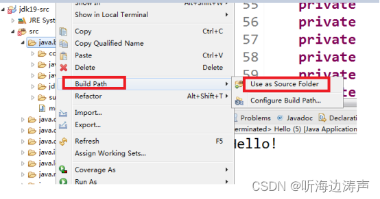 eclipse下看JDK源代码提示：The declared package does not match the expected package_the declared package ...