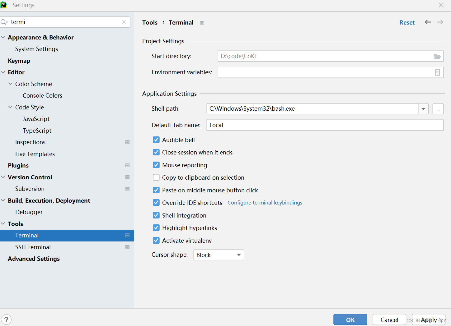 在pycharm中运行linux命令行-CSDN博客