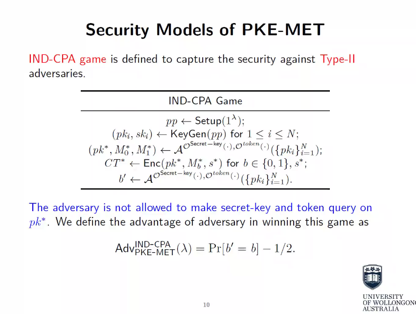 【Willy Susilo 学术报告01】Public-Key Encryption with Multi-Ciphertext ...