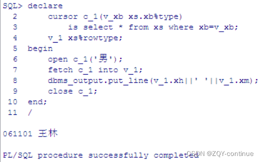 【oracle数据库】实验 游标cursororacle Declare Cursor Csdn博客
