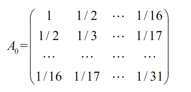 数值分析第二次作业-求解系数矩阵为Hilbert 矩阵的线性方程组_hilbert 矩阵解法-CSDN博客