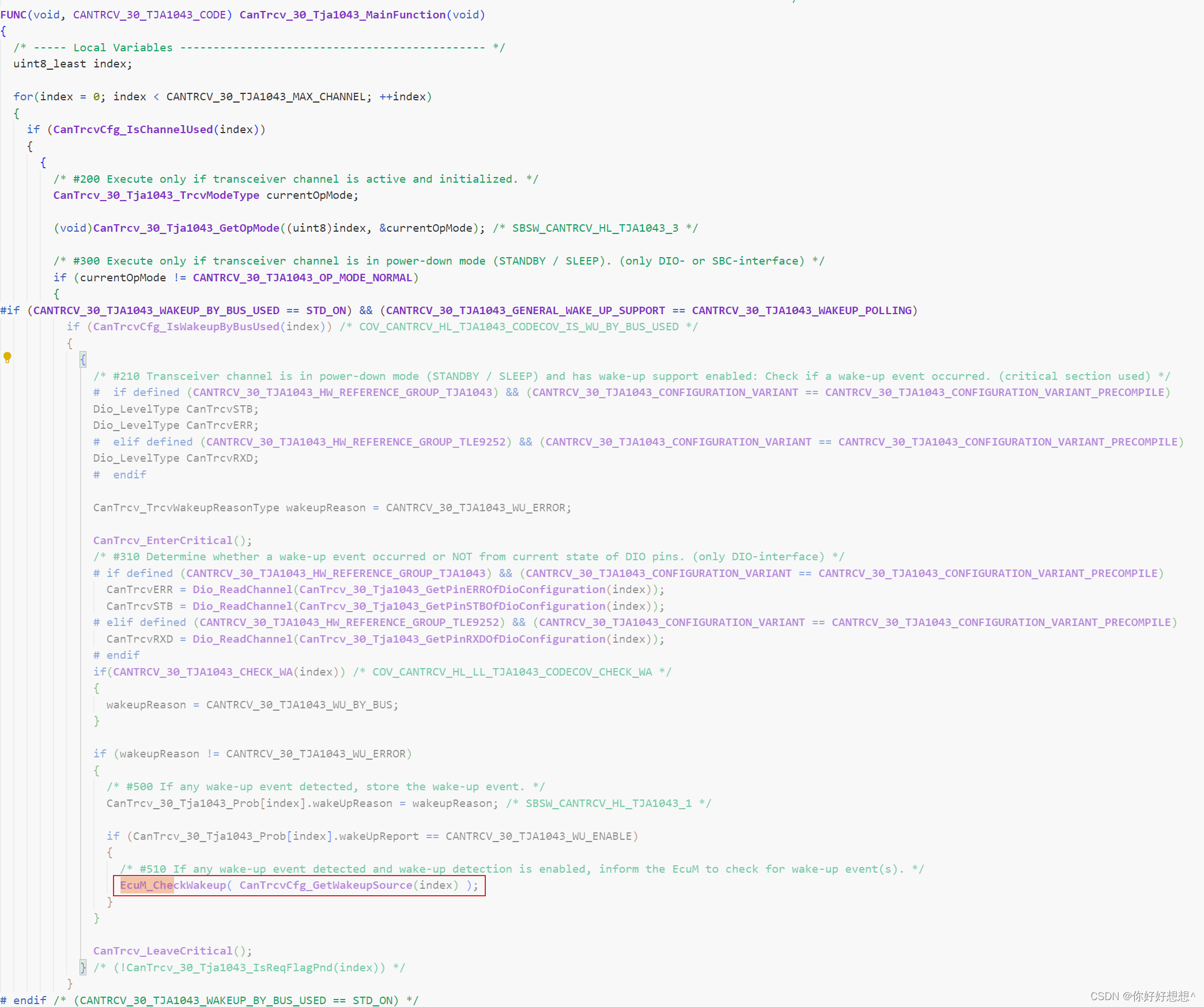 【Autosar Can网络远程唤醒】_autosar远程唤醒-CSDN博客