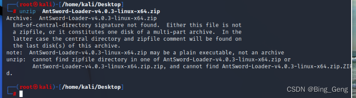 零基础 具详细（加载器解压失败） 之 Kali 安装 中国蚁剑_kali安装antsword-CSDN博客
