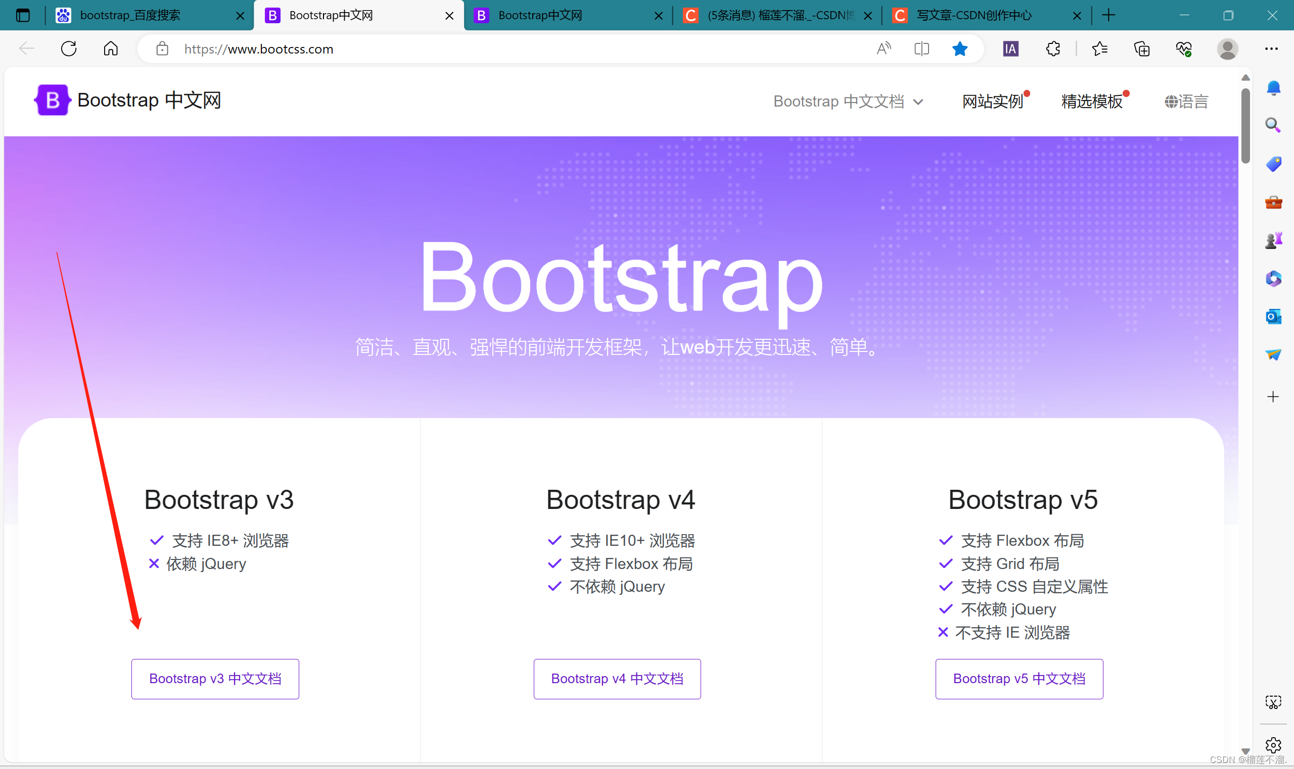 Bootstrap的安装(保姆式教程)_bootstrap安装教程-CSDN博客