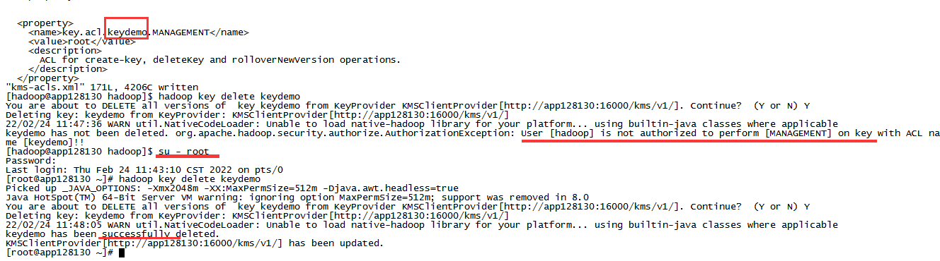 hadoop-KMS密钥管理服务配置使用_hadoop kms-CSDN博客