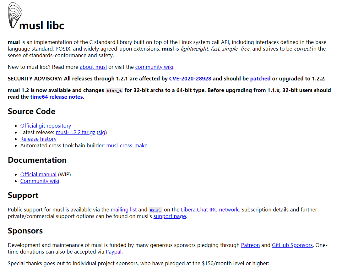 musl 知：官方-CSDN博客