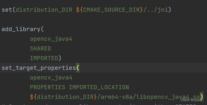 ninja: error: ‘/arm64-v8a/libopencv_java4.so‘, needed by ‘/cxx/Debug/6aq33363/obj/arm64-v8a/li ...