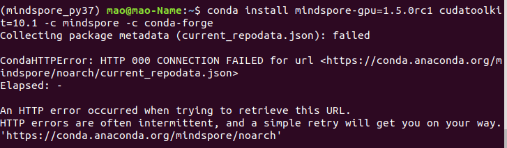mindspore ubuntu18.04详细安装教程，从头开始配置3（失败）_my_share的博客-CSDN博客_毛华望