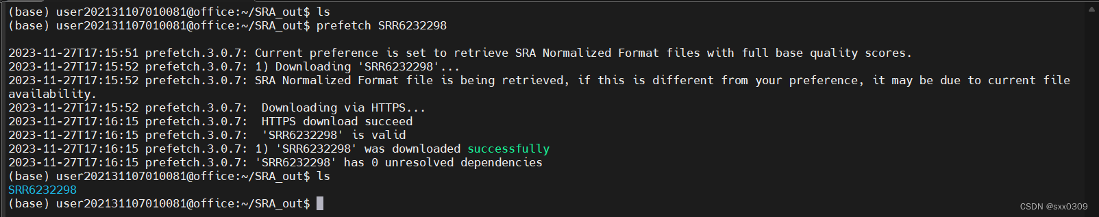 测序数据下载工具——aspera或prefetch从SRA或ENA数据库下载NGS测序原始数据的方法_prefetch下载sra 数据-CSDN博客