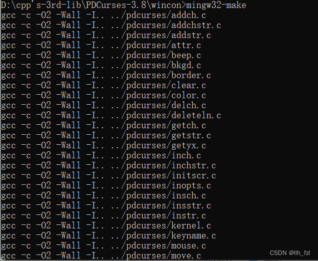 c++ vscode中配置使用pdcurses库-CSDN博客