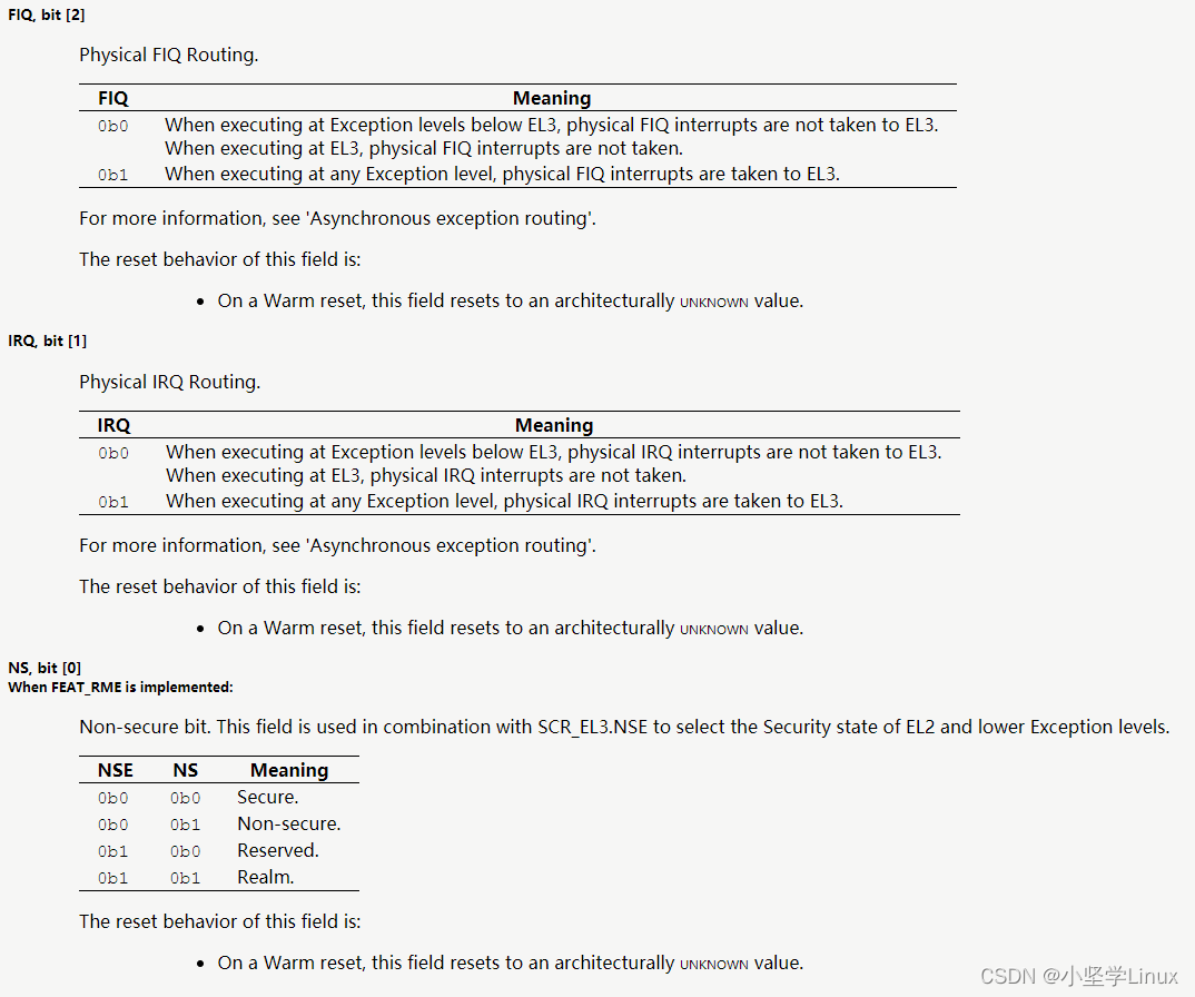 ARM系统中9种中断响应步骤记录_arm v8中el3的中断转发功能-CSDN博客