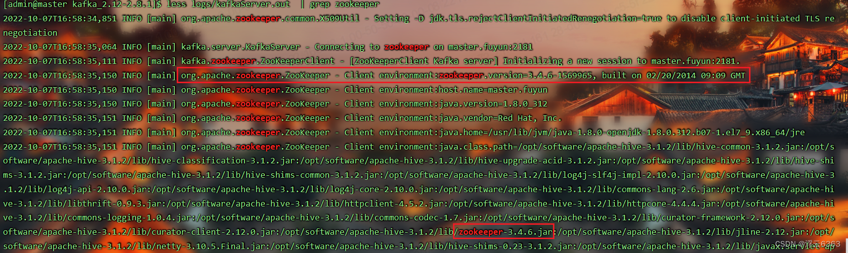 【kafka报错】java.lang.NoSuchMethodError: org.apache.zookeeper.ZooKeeper.＜init＞-CSDN博客