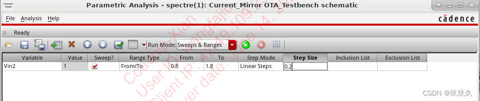 （十三) 基于cadence 617 OTA五管共模输入范围、共模增益、差模增益、CMRR、电源抑制比PSRR仿真_电源抑制比仿真-CSDN博客