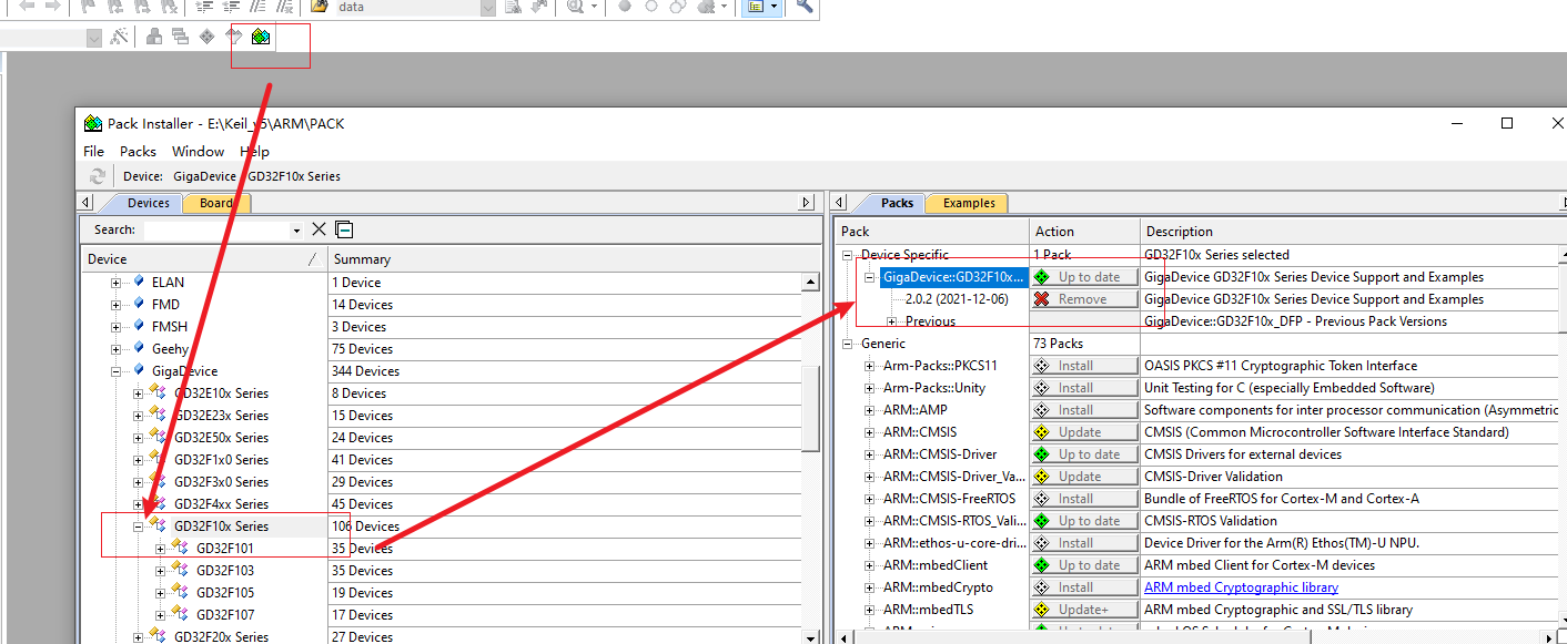 【超级详细教程】给 GD32F10x 系列建立keil工程_keil添加gd32f10x.h-CSDN博客