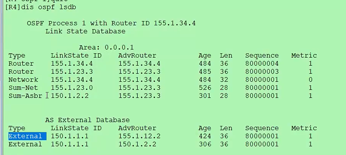 【OSPF外部路由-4类LSA（sum-asbr）和5类LSA（external）以及7类LSA(Nssa)】（OSPF的特殊区域）（外部路由选路特性）-CSDN博客