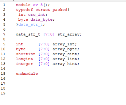 Systemverilog 压缩数组 packed-CSDN博客
