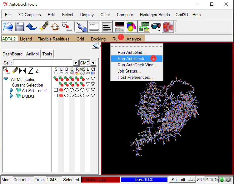 【实用教程】使用Autodock进行蛋白-小分子对接_sdf转化为pdb文件-CSDN博客