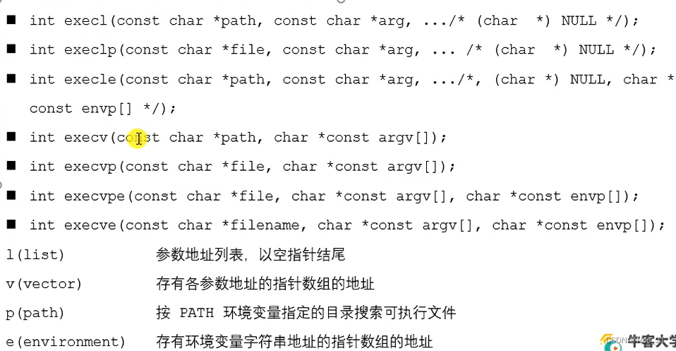 execl函数族_execl函数族程序-CSDN博客