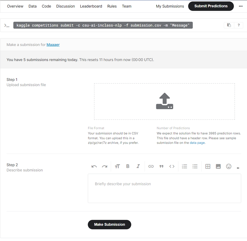【Kaggle】How to register, join the competition, submit results - Programmer Sought