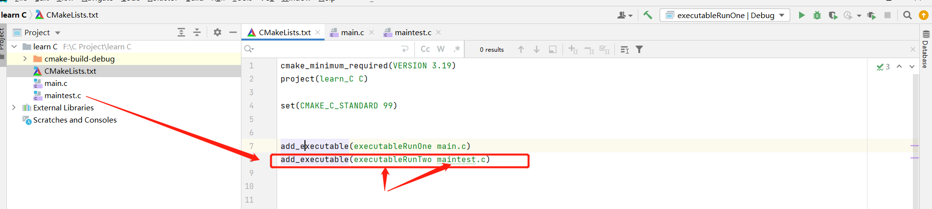 CLion中创建多个.c文件不能运行问题及报错问题_clion构建文件失败-CSDN博客