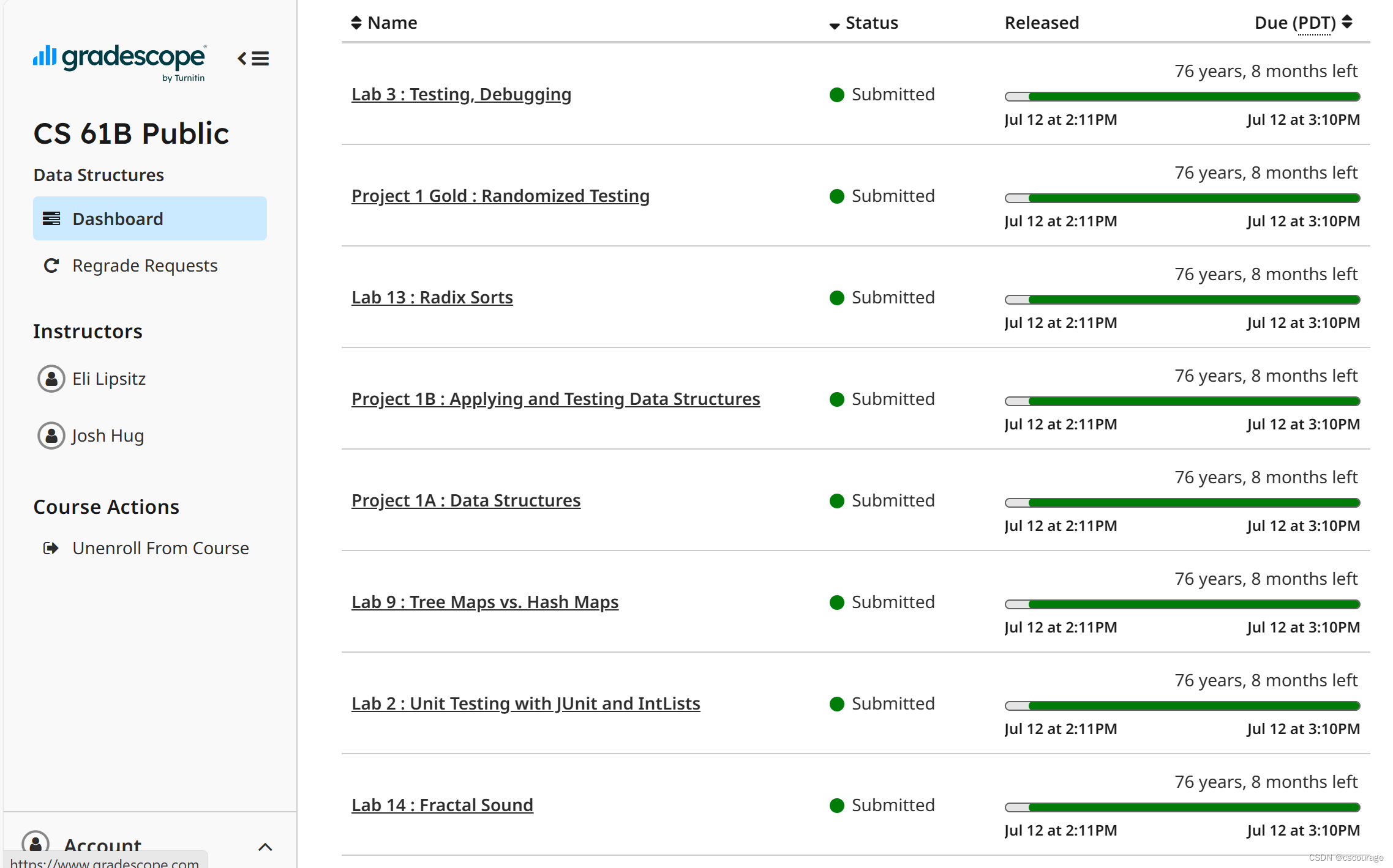 UCBerkeley cs61b-你值得拥有的数据结构神课_cs61b学完什么水平-CSDN博客