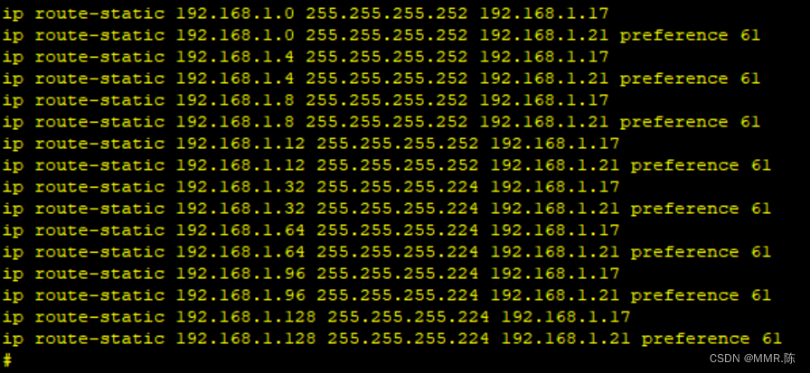 静态路由实验-CSDN博客