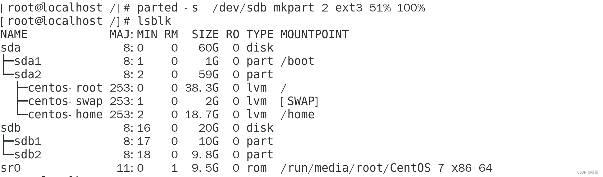 linux学成之路（六） 磁盘管理（下）_mklabel-CSDN博客