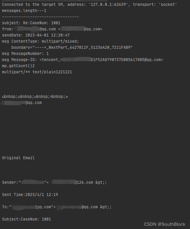 Jmail接受及解析邮件 Csdn博客