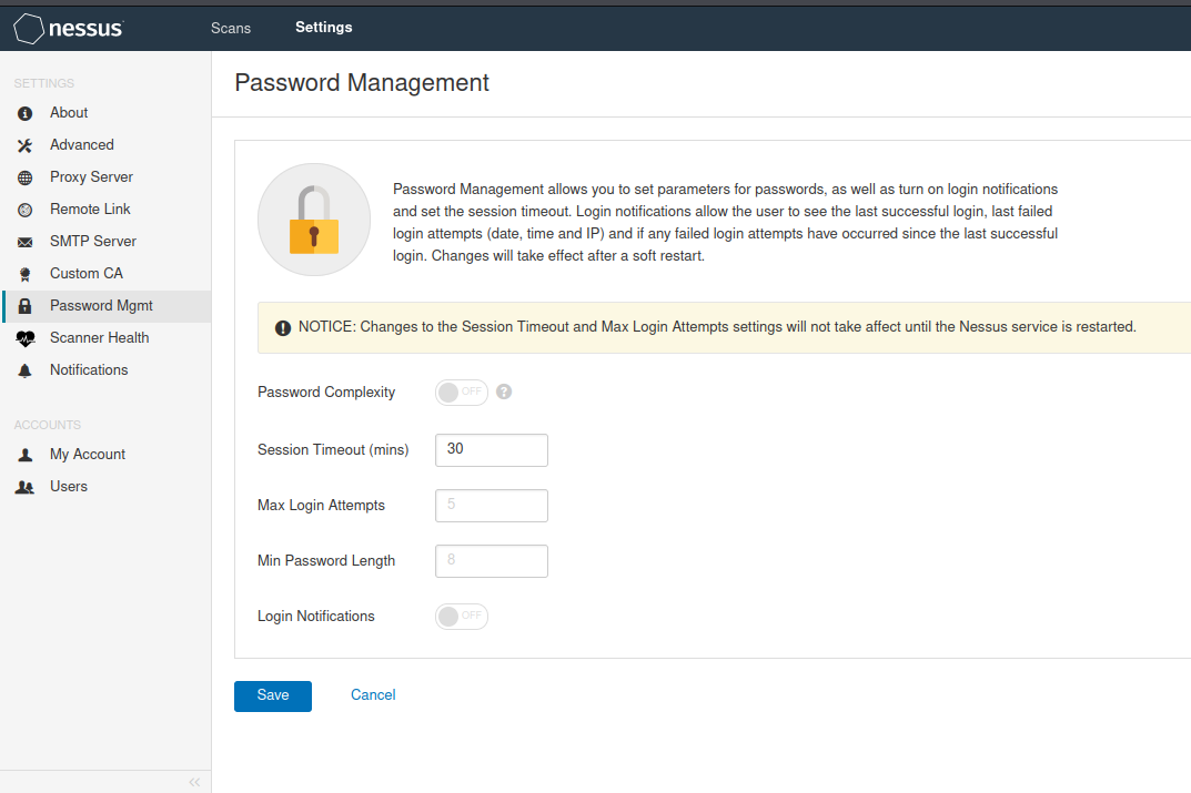 Nessus快速上手-基本配置_nessus默认账号密码-CSDN博客